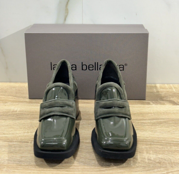 Laura Bellariva - Vernice in Military – Ecru Boutique